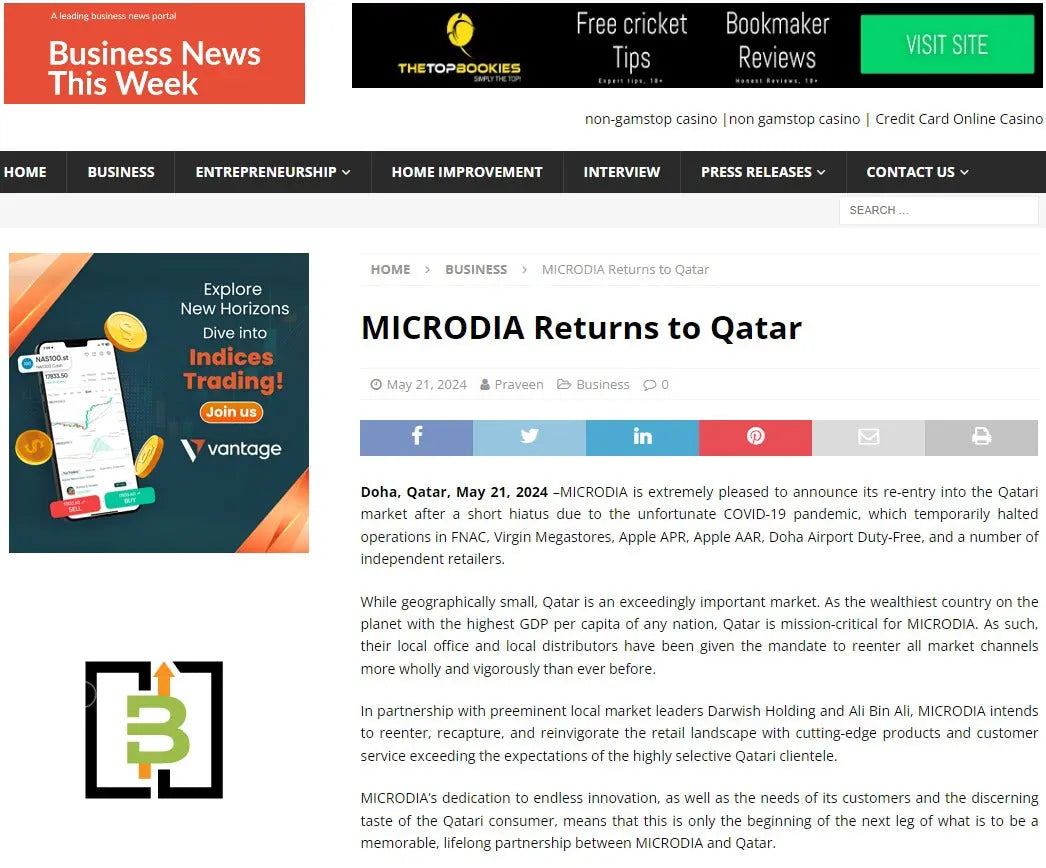 MICRODIA Returns to Qatar - MICRODIA