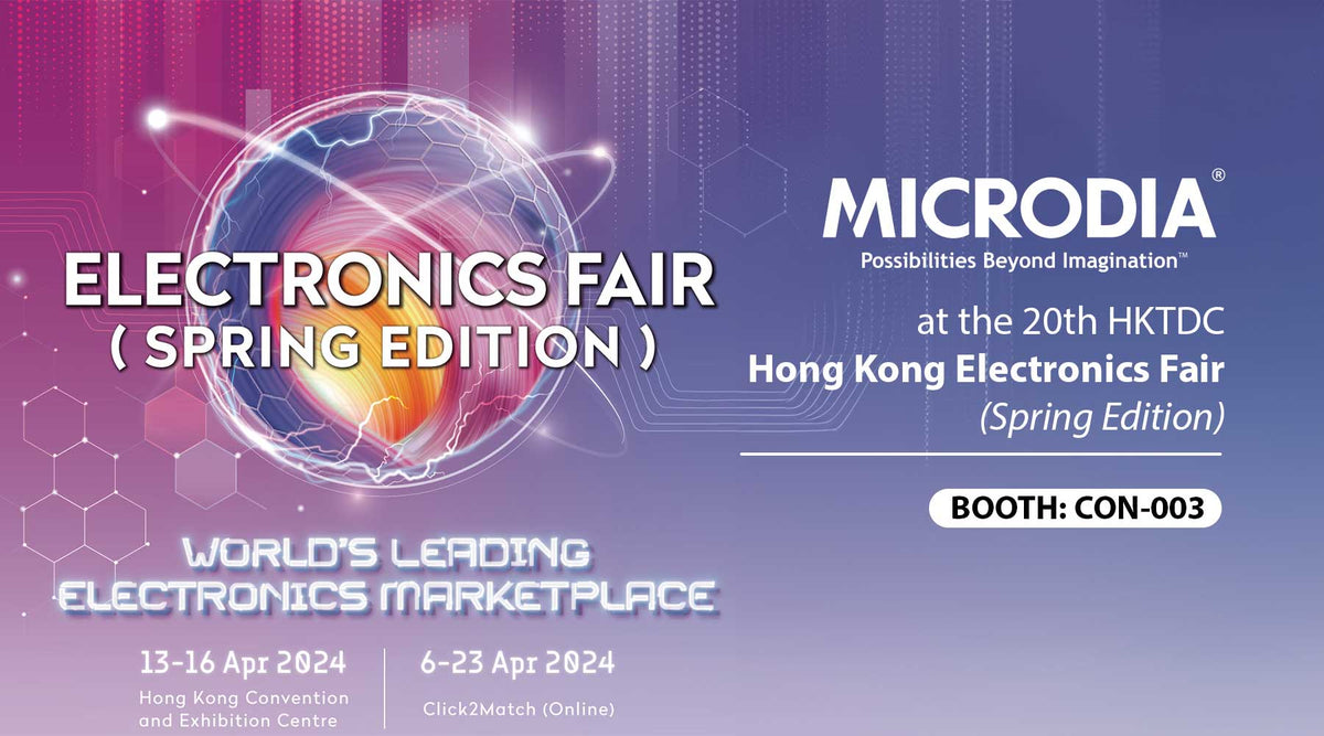 Meet MICRODIA at the 20th HKTDC Hong Kong Electronics Fair - Microdia
