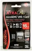 MICRODIA XTRA PRO，微型 SDHC UHS-1 卡，16GB - MICRODIA