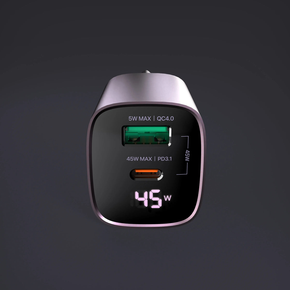 SMARTCube™ 45W with Power Display USB-C PD3.1 + USB-A - MICRODIA