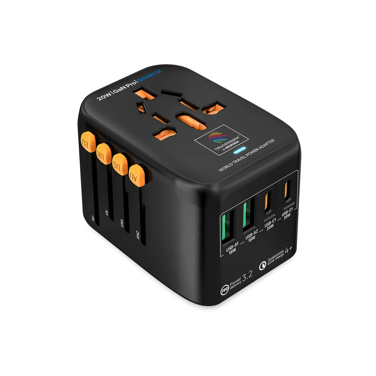 1WorldAdapter 100W Travel Adapter - MICRODIA