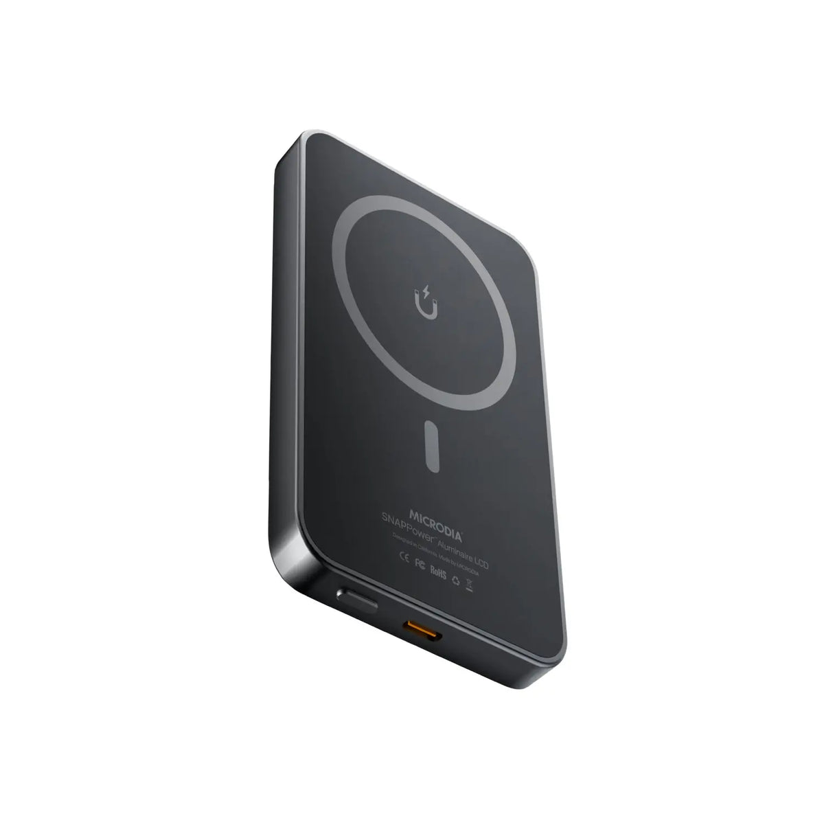 SNAPPower™ Aluminaire LCD Magnetic Wireless Power Bank - Microdia ...
