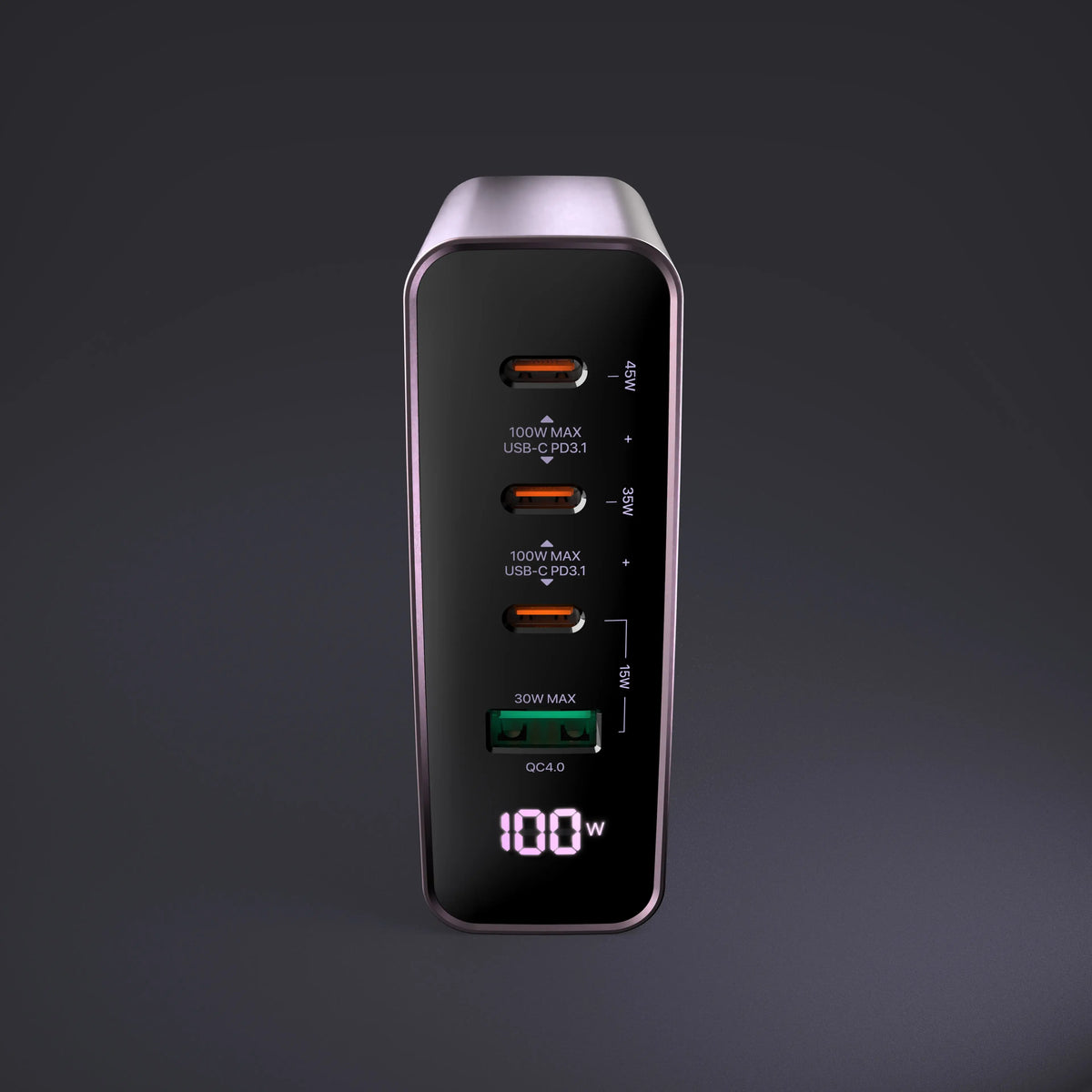 Power Display Charger: Ultimate 100W GaN Charging Solution – MICRODIA