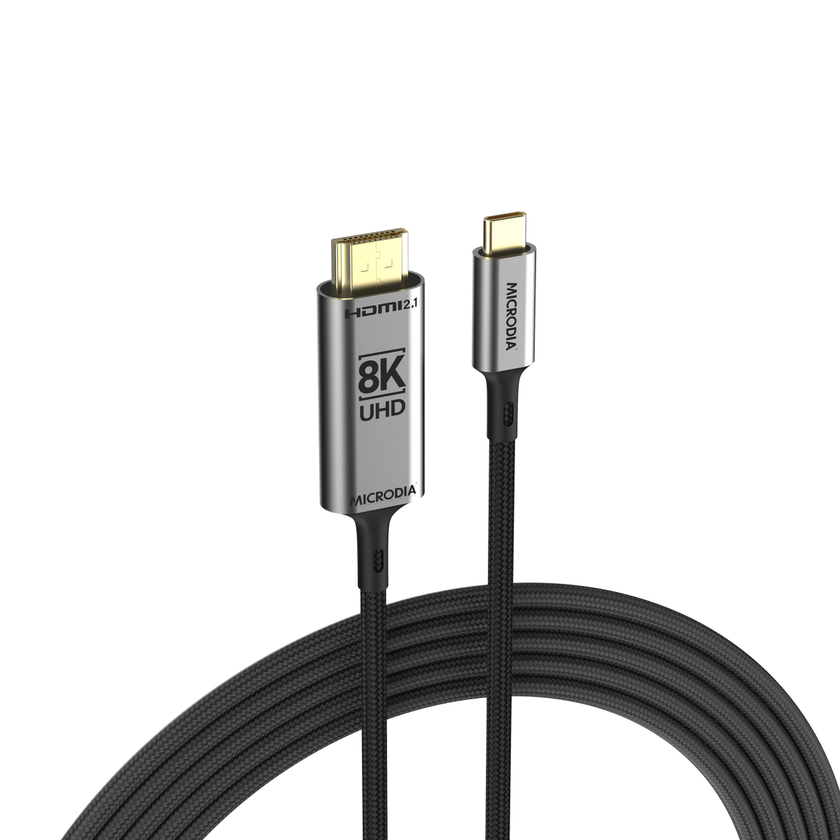 Cable USB-C a HDMI (4K HDR de 1.8 m, HDCP2.3) - MICRODIA